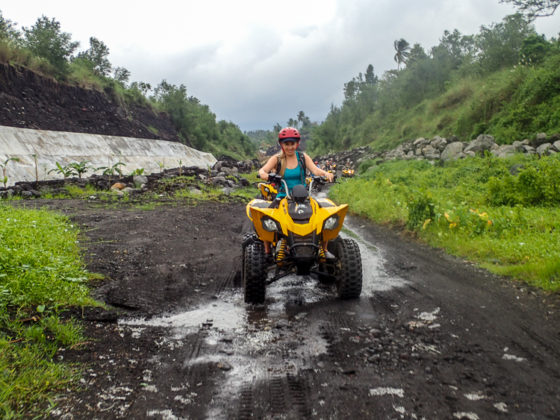 Mayon Volcano Tour: Riding an ATV Through Lava Terrain